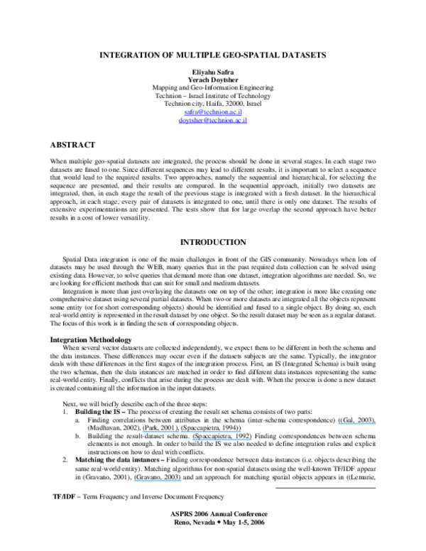 Pdf Comparing Sequential And Hierarchical Data Integration