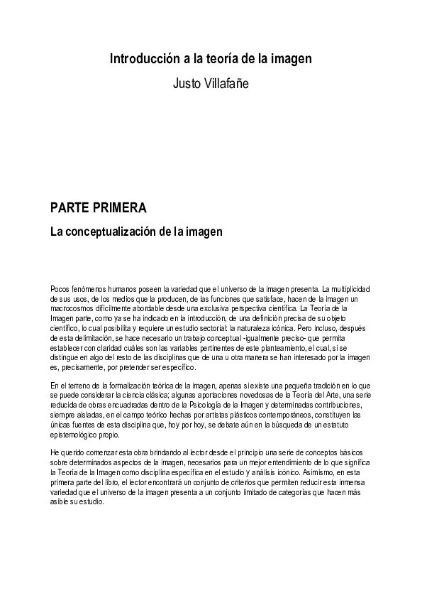 (PDF) Introducción a la teoría de la imagen