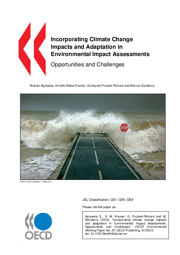 (PDF) Incorporating climate change impacts and adaptation in ...