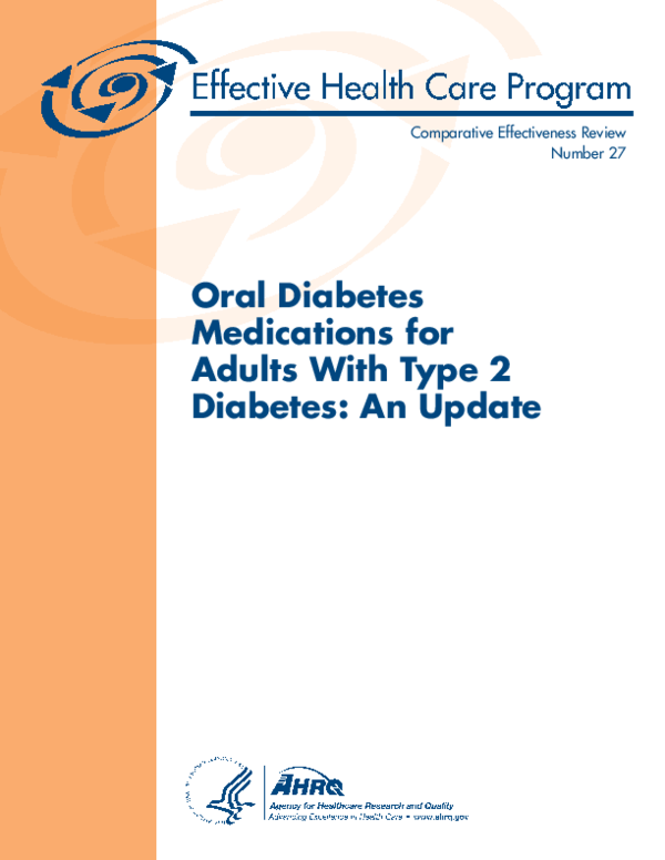(PDF) Oral Diabetes Medications for Adults With Type 2 Diabetes: An Update