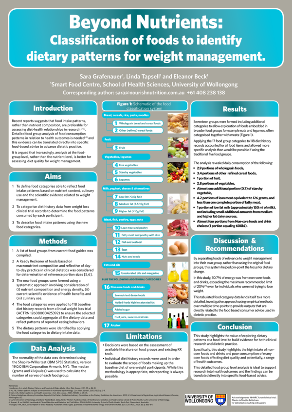 (PDF) Beyond Nutrients: Classification of foods to identify dietary ...