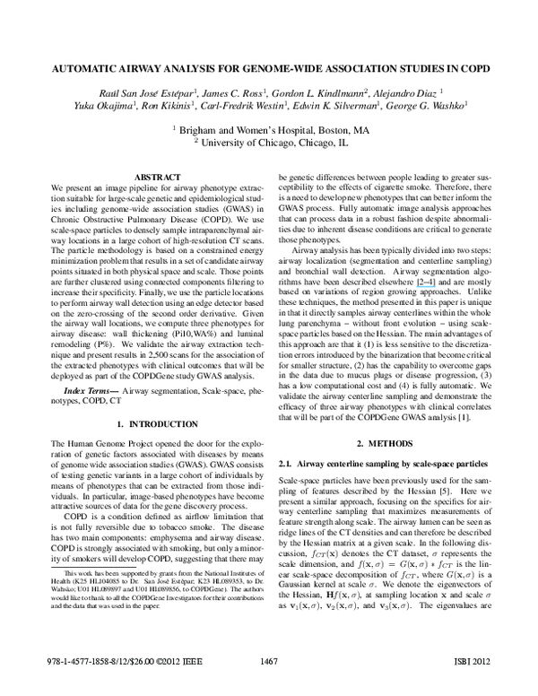 (PDF) Automatic airway analysis for genome-wide association studies in COPD
