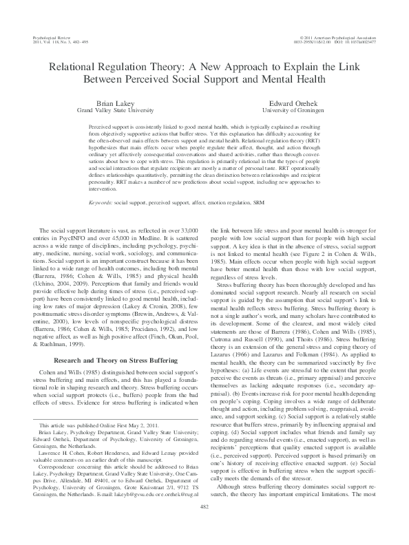 (PDF) Relational Regulation Theory: A new approach to explain the link ...