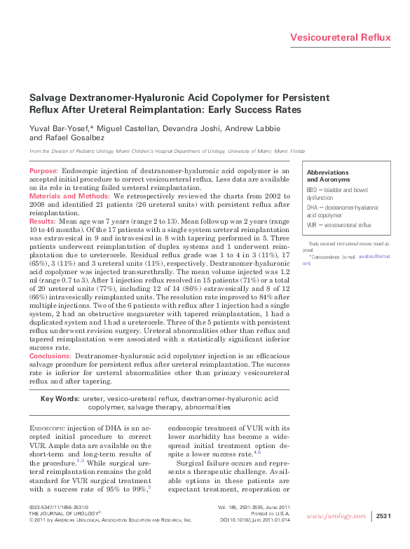 (PDF) Salvage Dextranomer-Hyaluronic Acid Copolymer for Persistent ...