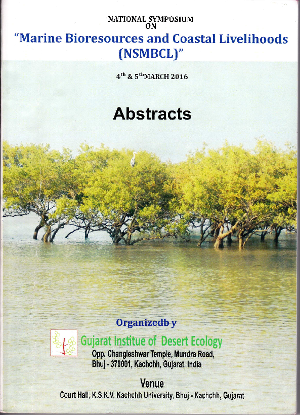 "Marine Bioresources and Coastal Livelihoods (NSMBCL)" Coastal and ...
