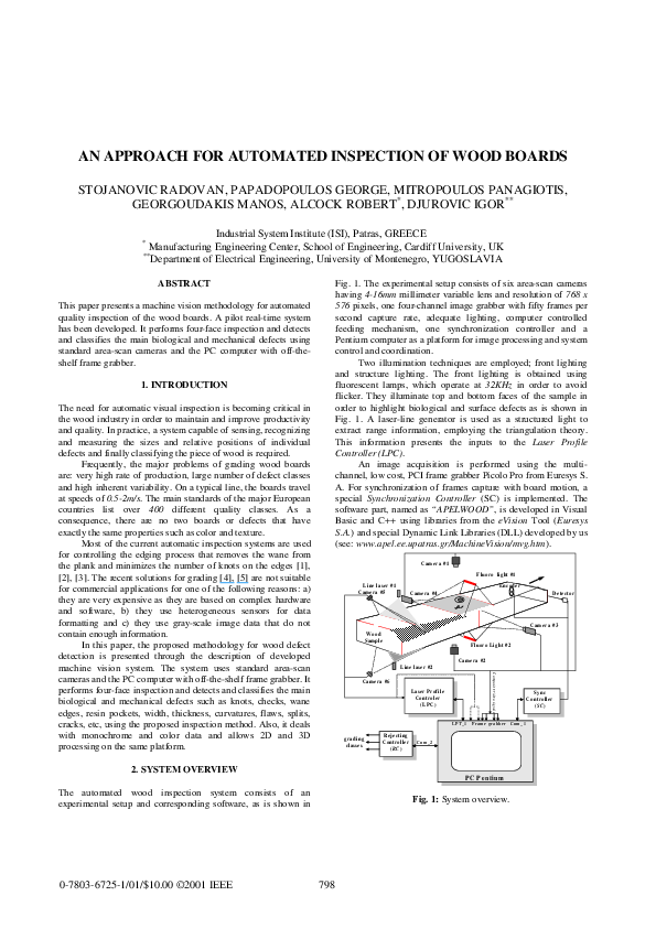 Pdf An Approach For Automated Defect Detection And Neural Classification Of Web Textile Fabric