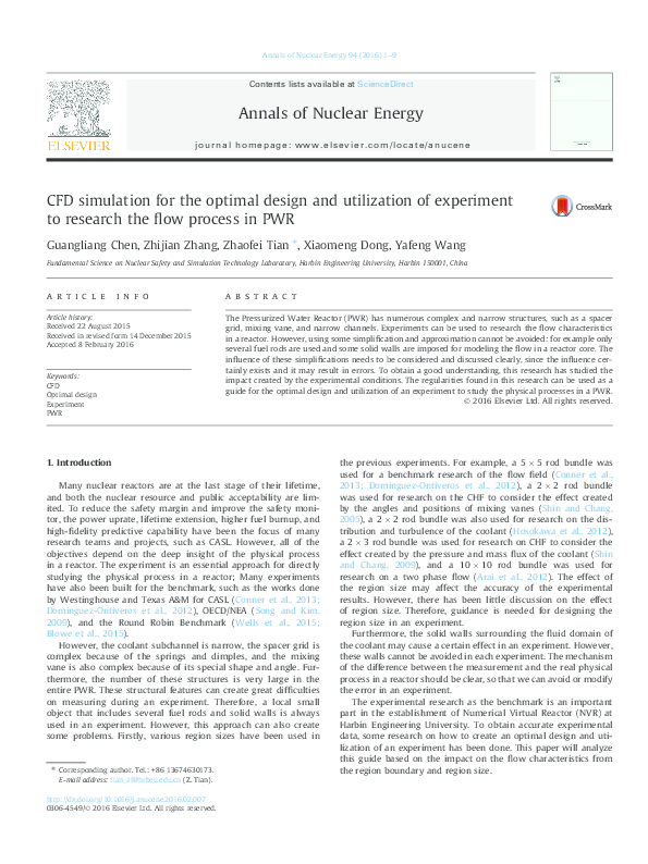 (PDF) CFD simulation for the optimal design and utilization of ...