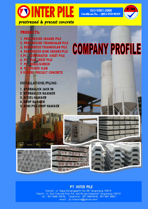 (PDF) Brosur Sheet Pile Interpile