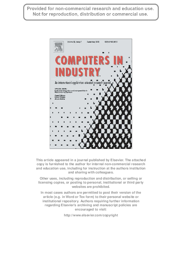 (PDF) Architectures for enterprise integration and interoperability ...