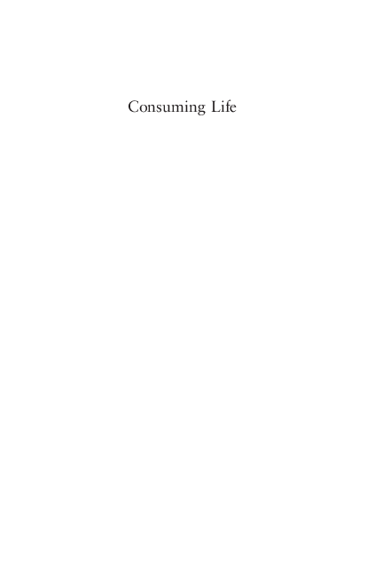 (PDF) Consuming Life