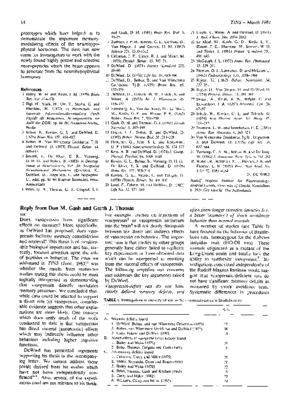 (PDF) Reply from Don M. Gash and Garth J. Thomas