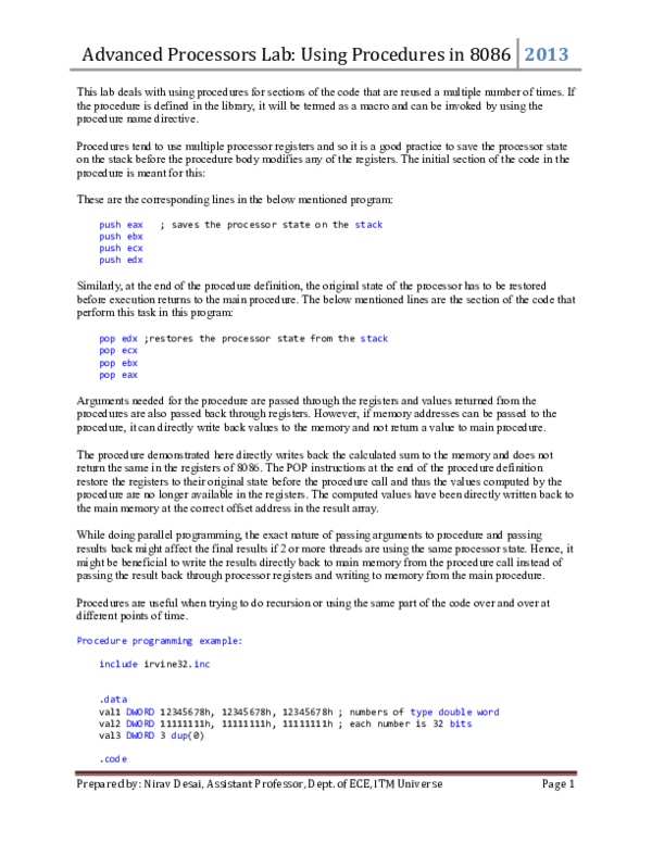 (PDF) Procedures Application Note (1)