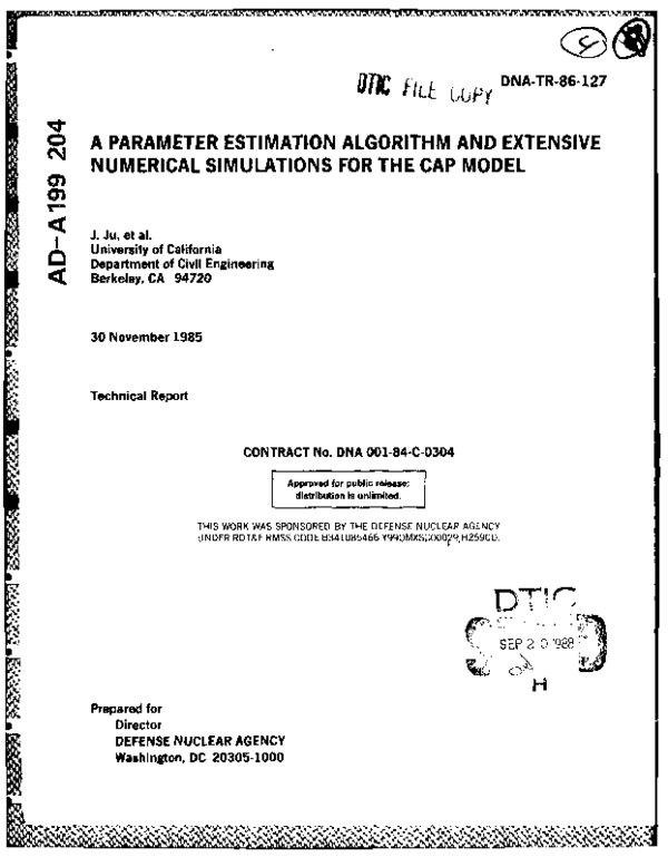 (PDF) A Parameter Estimation Algorithm and Extensive Numerical ...