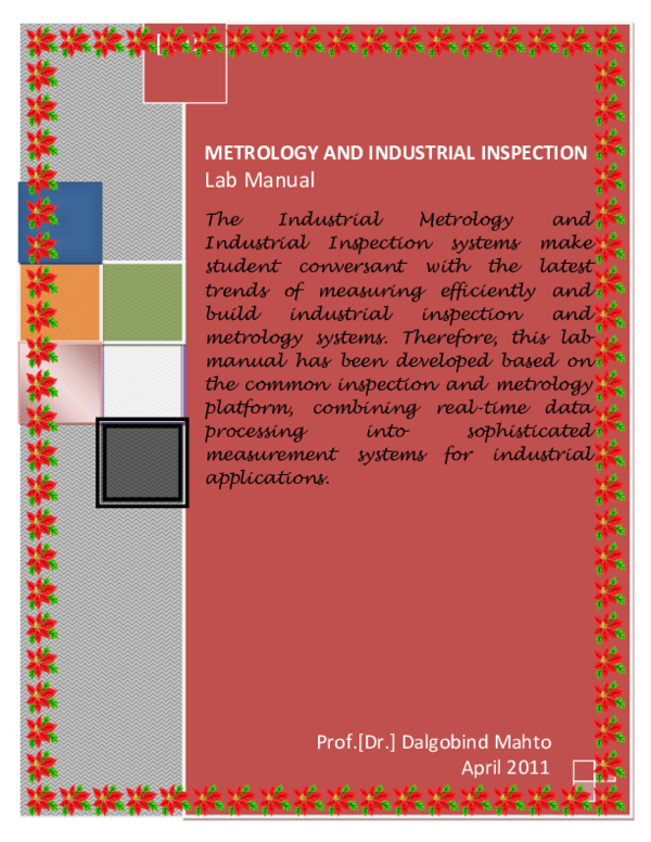 (PDF) METROLOGY AND INDUSTRIAL INSPECTION