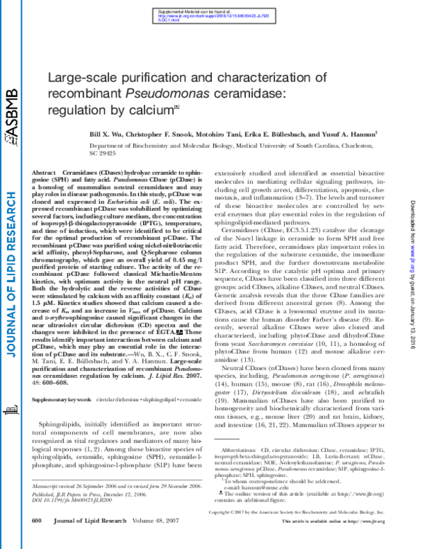 (PDF) Large-Scale Purification and Characterization of Barley Limit ...
