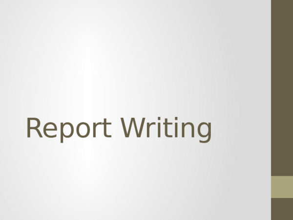 (PPT) Business Communication-report writing