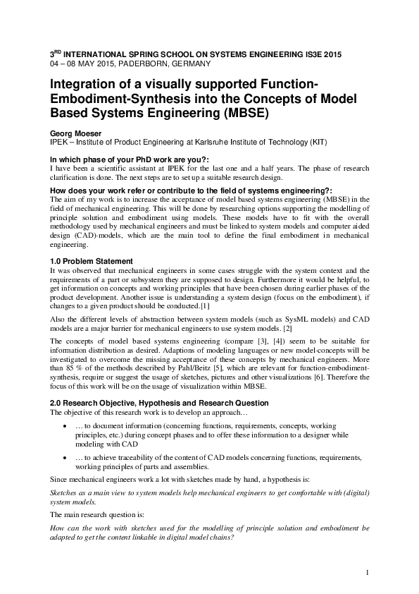 (PDF) Integration of a visually supported Function-Embodiment-Synthesis into the Concepts of ...