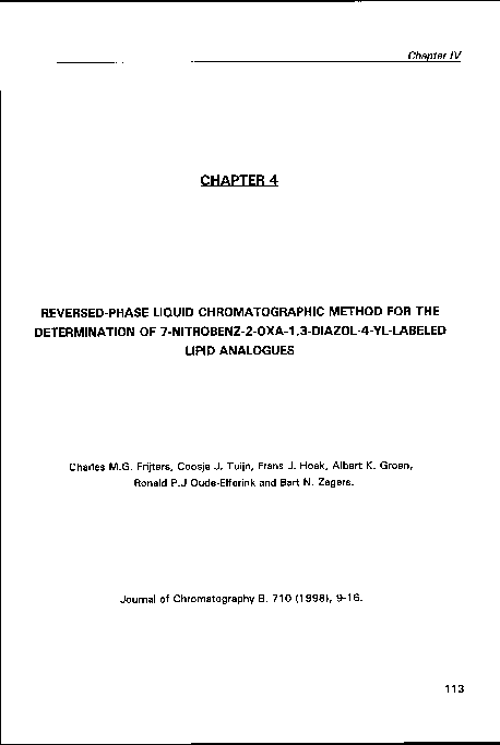 Pdf Reversed Phase Liquid Chromatographic Method With Spectrophotometric Detection For The