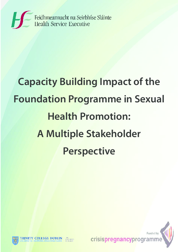 (PDF) Capacity Building Impact of the Foundation Programme in Sexual ...