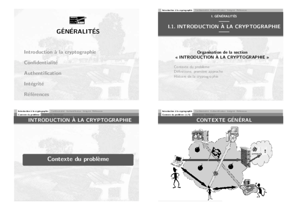 (PDF) Cours 2 intro Crypto