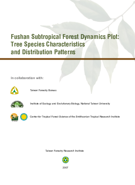 (PDF) Fushan subtropical forest dynamics plot: tree species ...