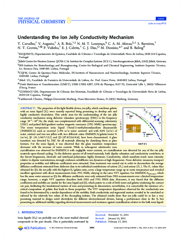 (PDF) Understanding the ion jelly conductivity mechanism