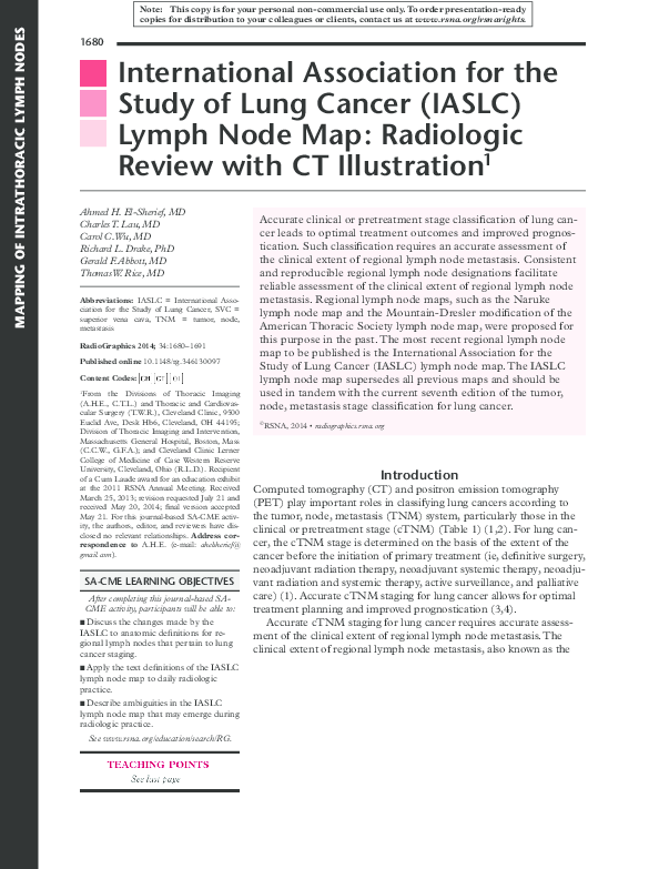 (PDF) International Association for the Study of Lung Cancer (IASLC ...