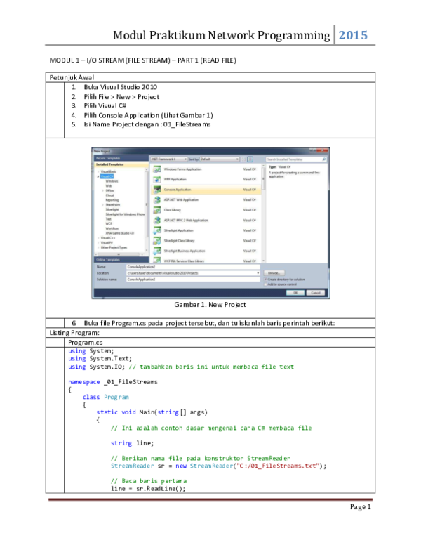 Pdf Modul Praktikum Network Programming 2015 John Kancil 6412