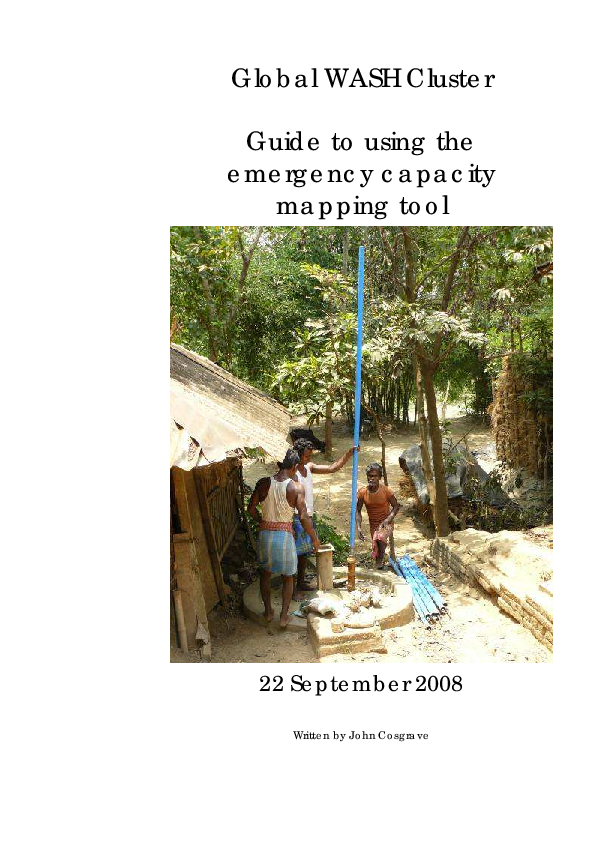 (PDF) Global WASH Cluster: Capacity Mapping and Assessment of WASH ...
