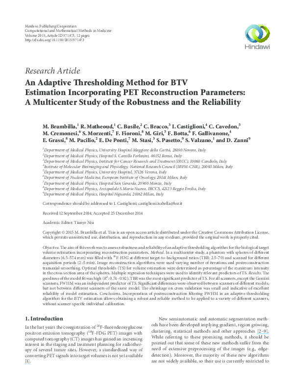 (PDF) An Adaptive Thresholding Method for BTV Estimation Incorporating PET Reconstruction ...