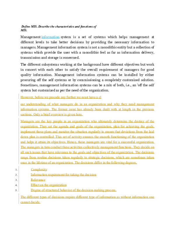 (DOC) Management info system