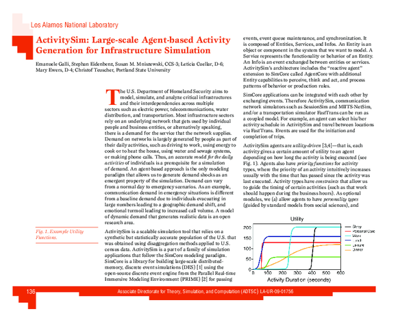 (PDF) ActivitySim: large-scale agent-based activity generation for infrastructure simulation