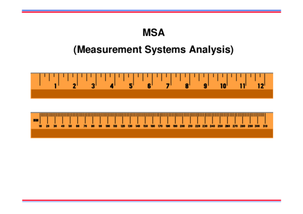 (PDF) MSA (Measurement Systems Analysis