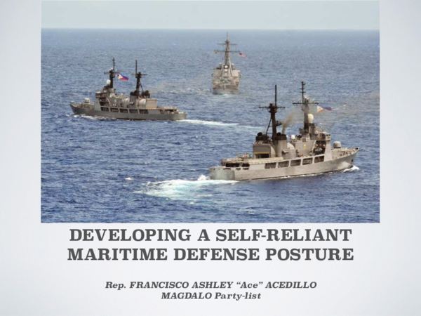 (PDF) DEVELOPING A SELF-RELIANT MARITIME DEFENSE POSTURE