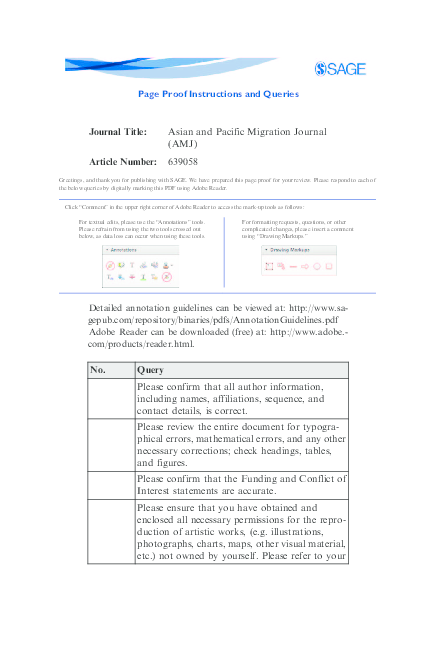(PDF) Asian and Pacific Migration Journal 2016 Emotions and Home-making