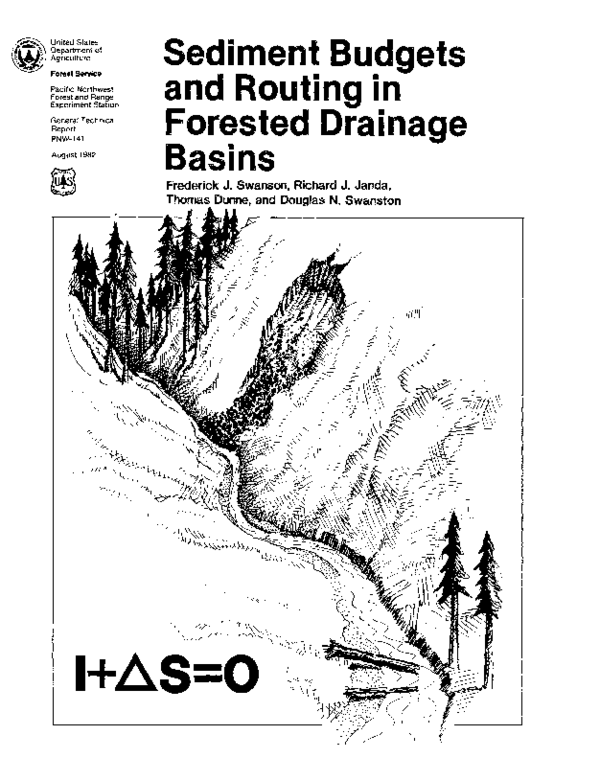 (PDF) Sediment budgets and routing in forested drainage basins