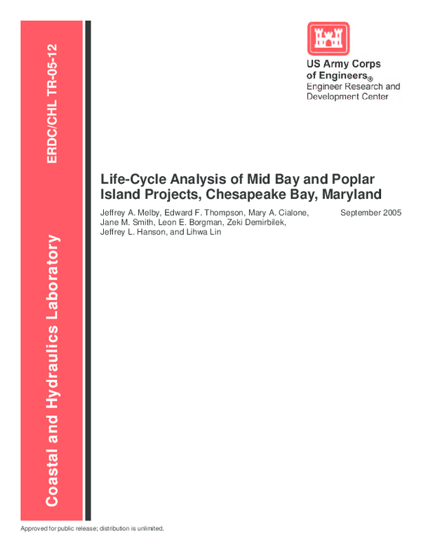 (PDF) Life-Cycle Analysis of Mid Bay and Poplar Island Projects ...
