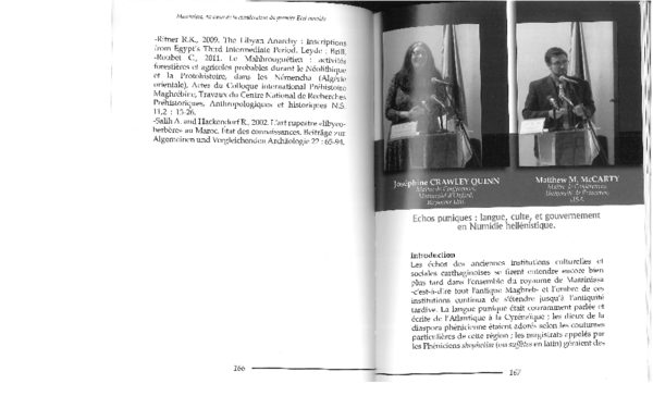 (PDF) Echos puniques : langue, culte, et gouvernement en Numidie