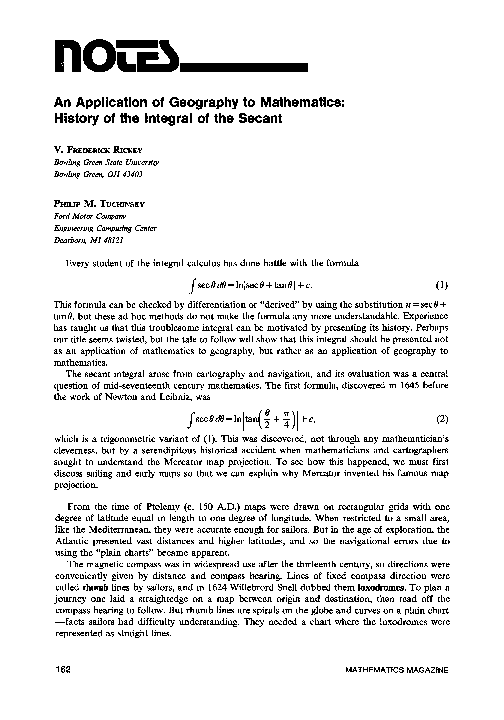 (PDF) An Application of Geography to Mathematics: History of the ...