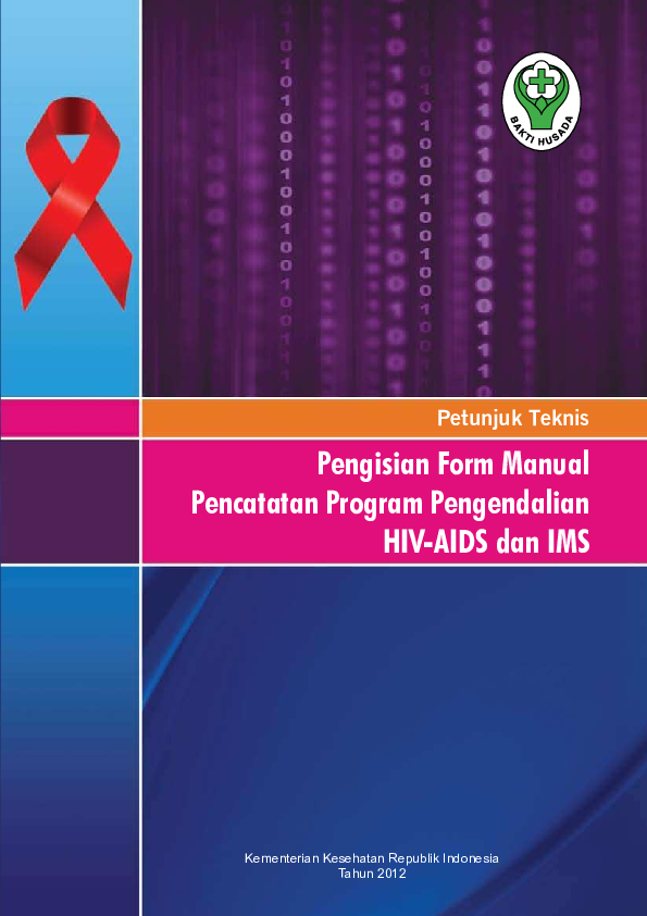 (PDF) Pengisian Form Manual Pencatatan Program Pengendalian HIV-AIDS ...