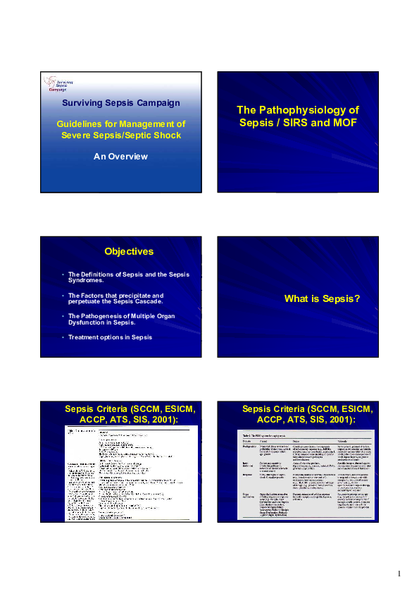 (PDF) Surviving Sepsis Campaign Guidelines for Management of Severe ...