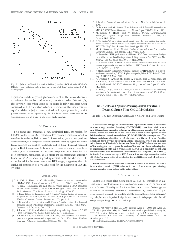 (PDF) Bit-Interleaved Sphere-Packing-Aided Iteratively Detected Space-Time Coded Modulation