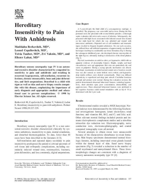 (PDF) Heterotopic ossifications and Charcot joints: Congenital ...