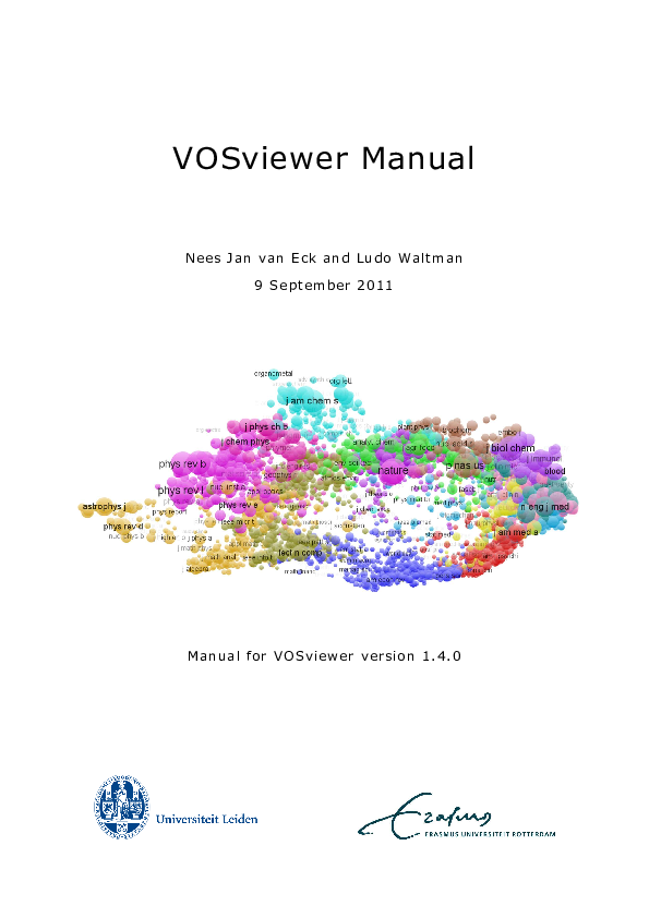 (PDF) VOSviewer Manual