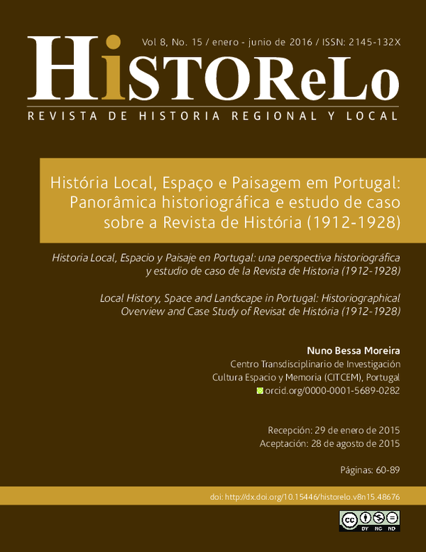 (PDF) Historia Local, Espacio y Paisaje en Portugal: una perspectiva ...