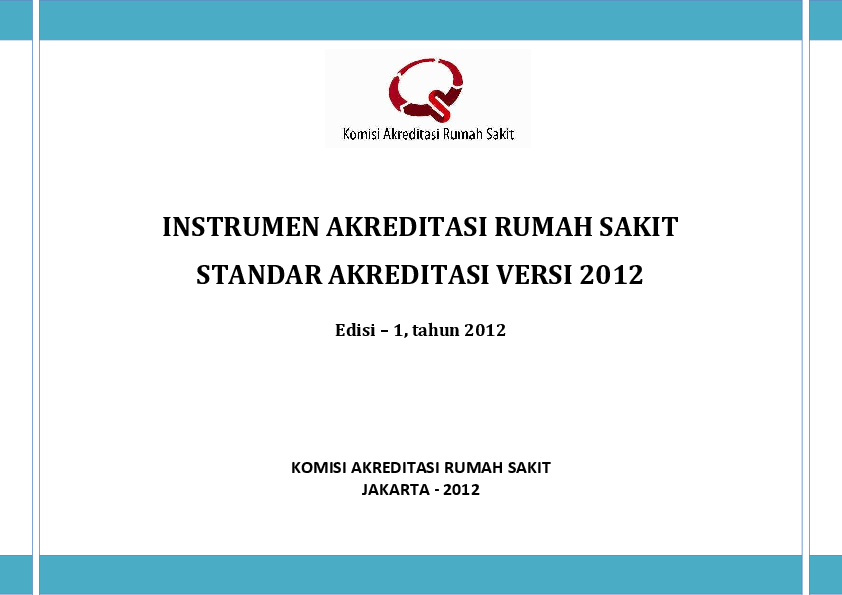 Pdf Instrumen Akreditasi Rs Final Des 2012