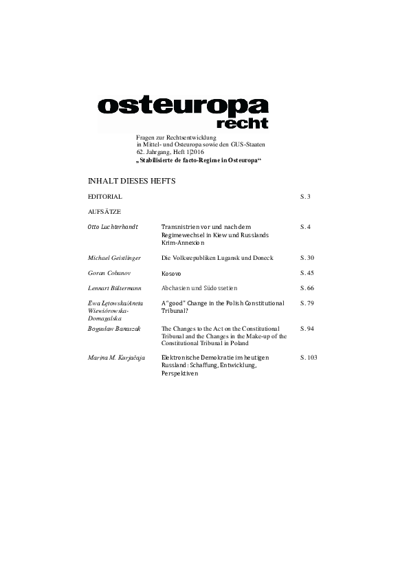 EuGH: Die Fälle Križan und Vlk | Marek Prítyi - Academia.edu