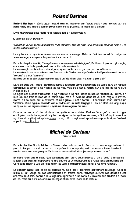 signifiant signifié semiologie