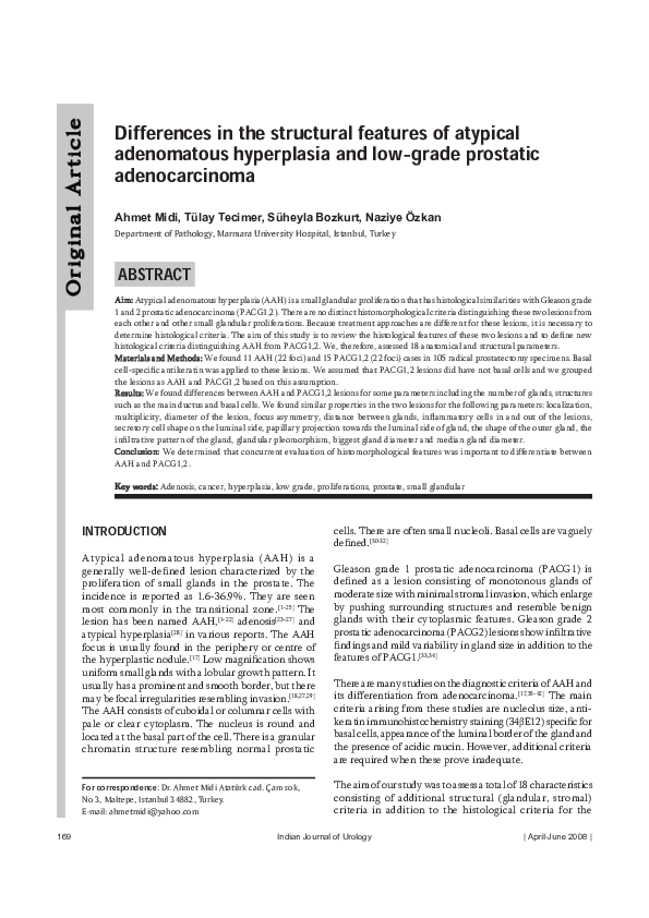 (PDF) Verumontanum mucosal gland hyperplasia is associated with ...