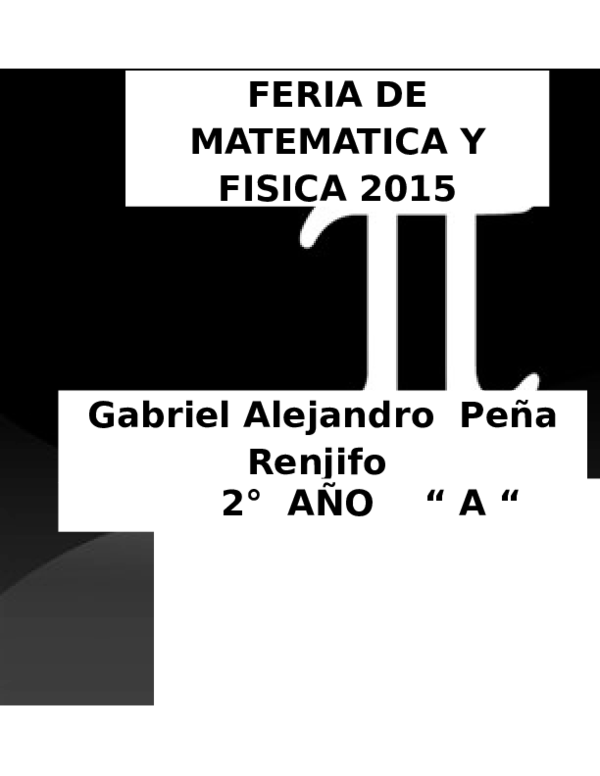 (DOC) DEMOSTRANDO EL VALOR DE PI (π